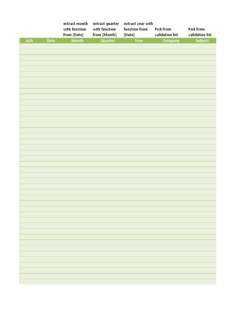 Data Entry Sample Sheet Overview | PDF