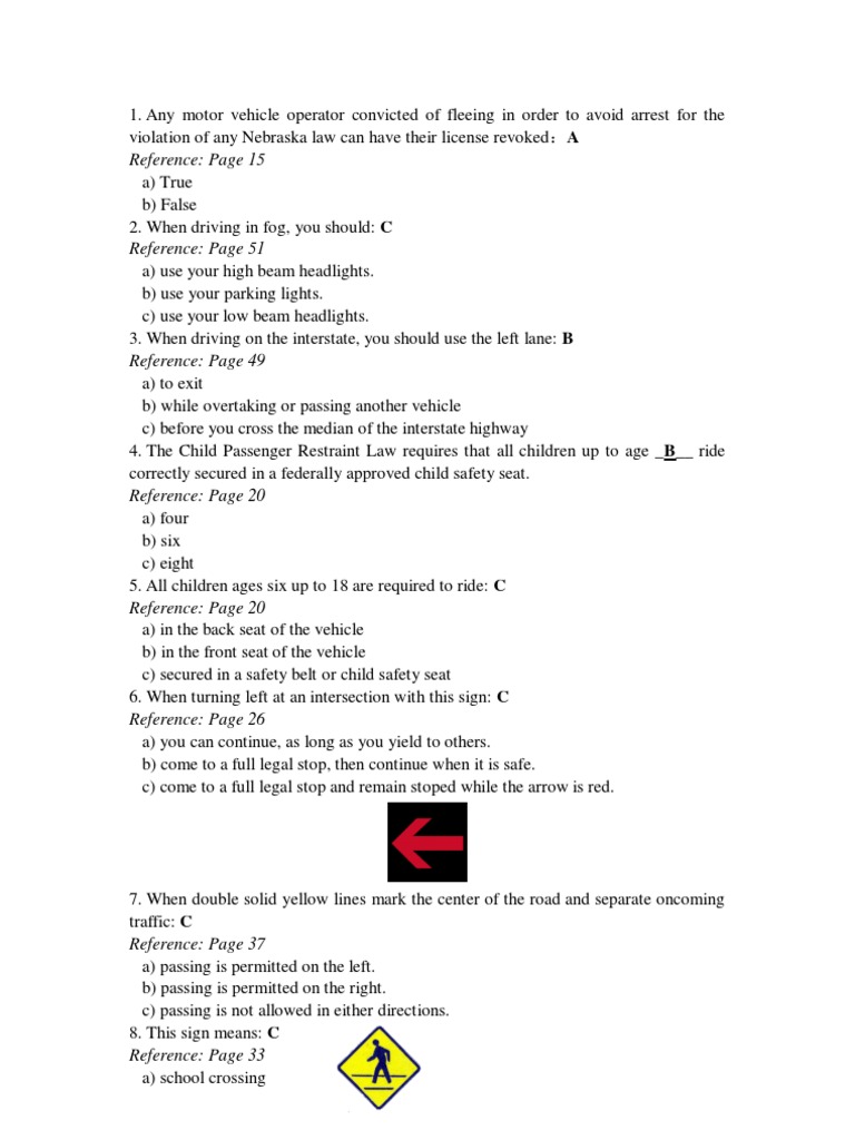 Permit Test | PDF | Traffic | Pedestrian Crossing