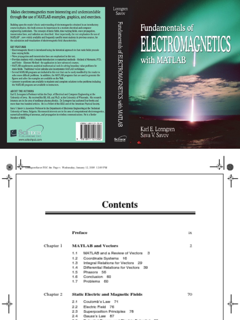 Electromagnetic Theory With MATLAB | PDF | Coordinate System ...