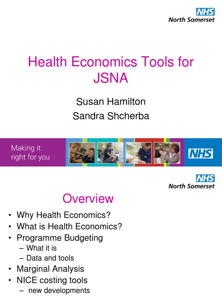 Health Economic Tools For JSNA | PDF | Health Economics | Public Health