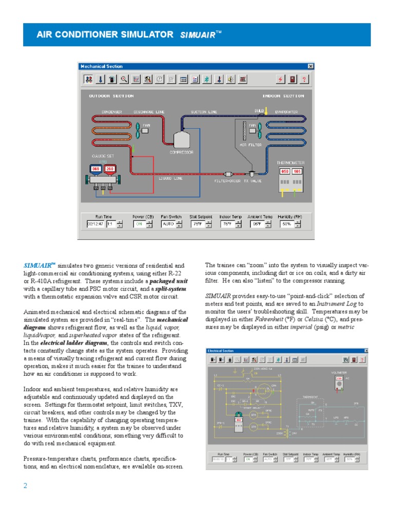 Air Conditioner Simulator: Simuair | PDF | Visa Inc. | Air Conditioning
