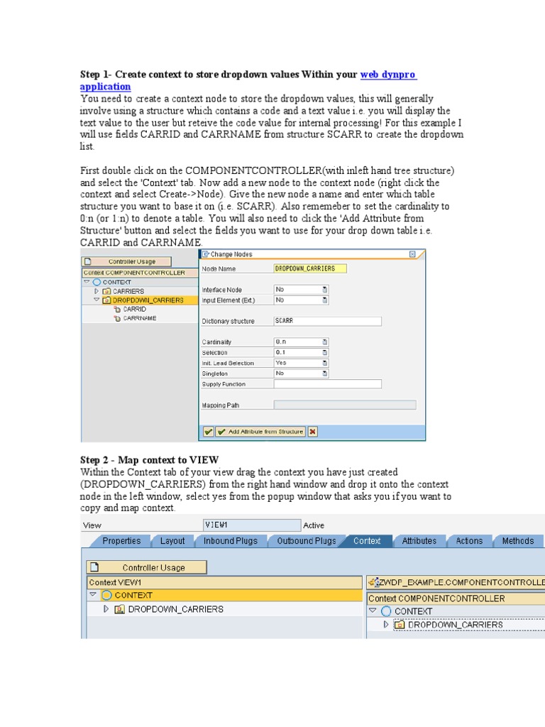 Tutorial To Create Dropdown List | PDF | Computer Programming | Software