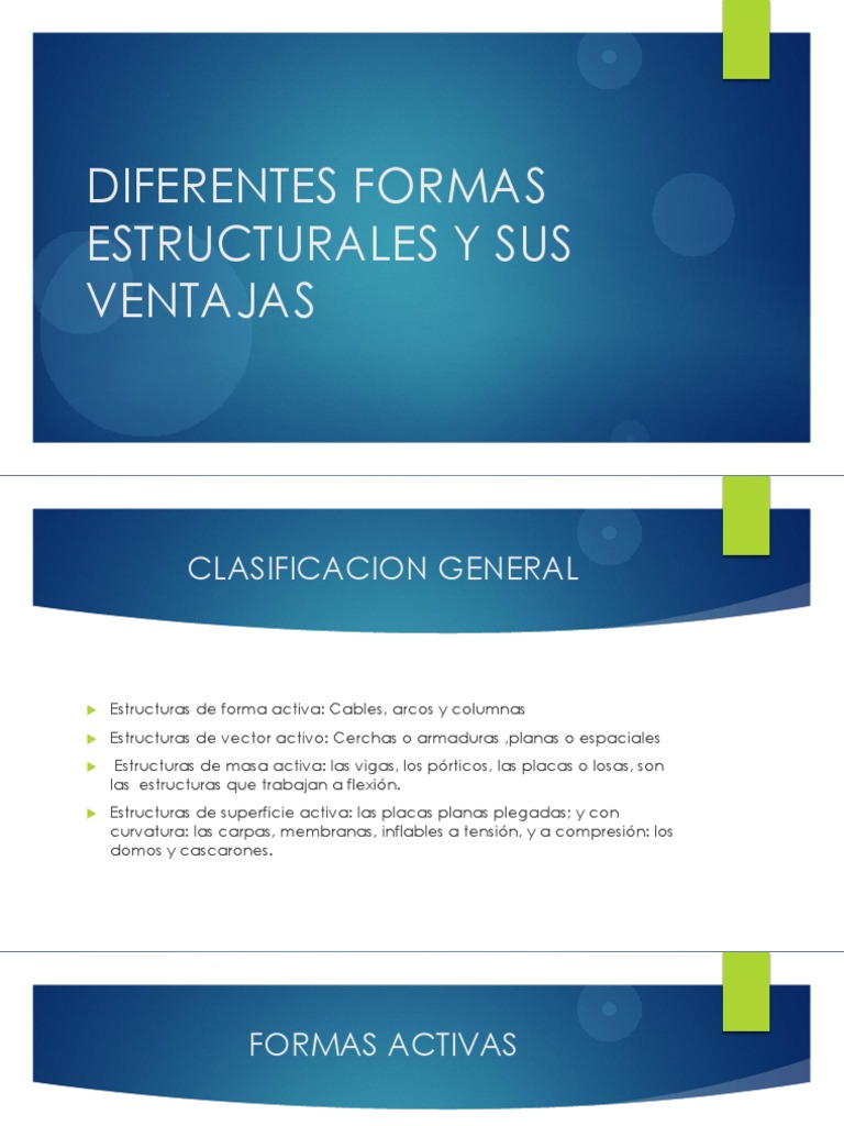 Diferentes Formas Estructurales y Sus Ventajas | PDF | Braguero | Doblar
