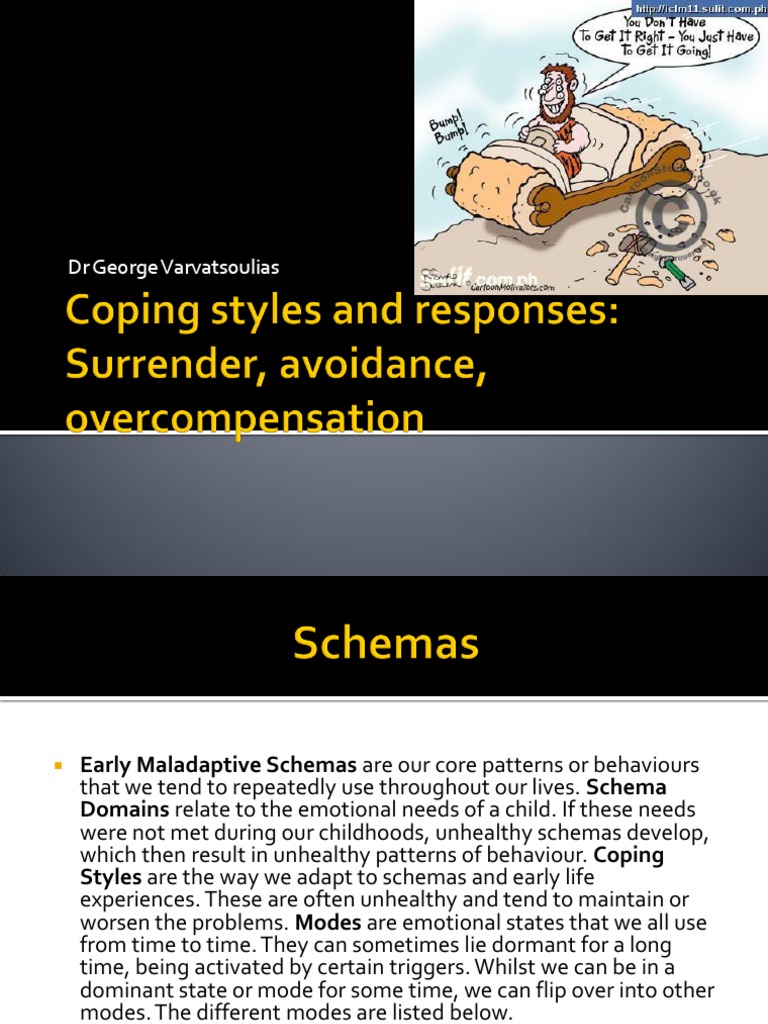 Coping Styles and Responses. Surrender, Avoidant, Overcompensation ...