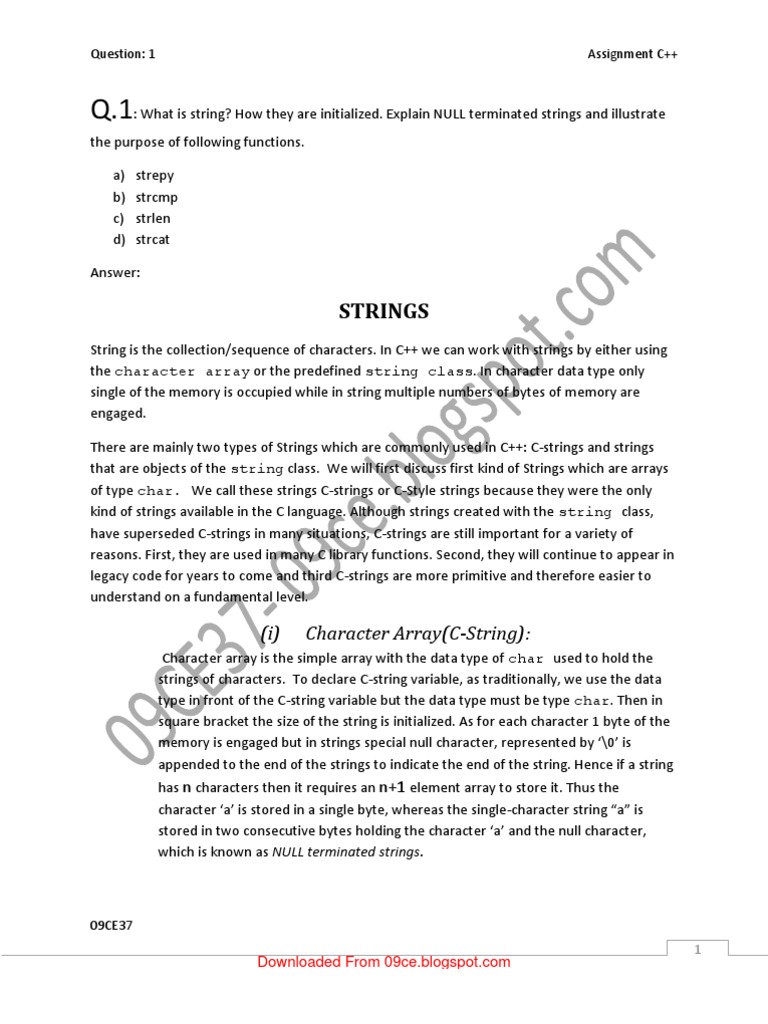 C++ Basic Notes | PDF | Class (Computer Programming) | Constructor ...