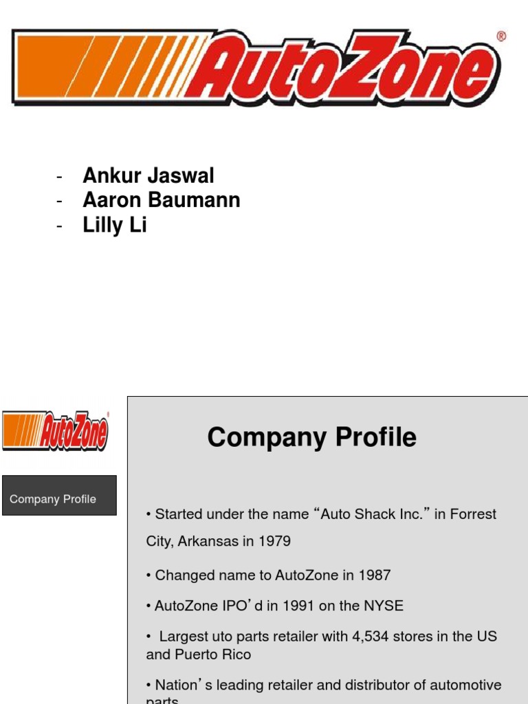 Autozone | PDF | Share Repurchase | Retail