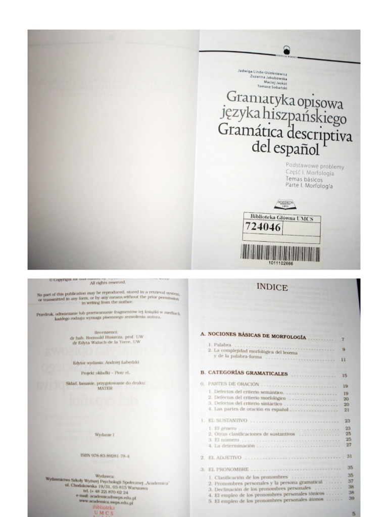 Gramatica Descriptiva | PDF