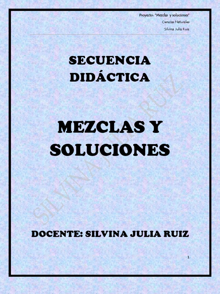 Mezclas PDF | PDF | Mezcla | Solución