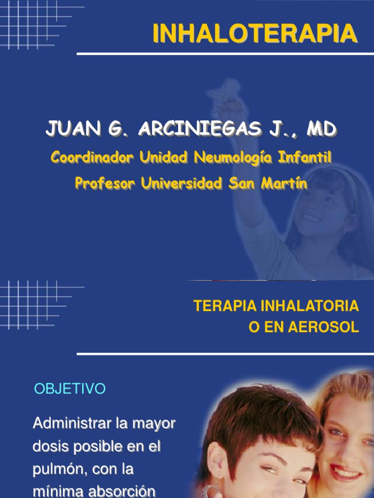 INHALOTERAPIA | PDF | Aerosol | Medicamentos con receta