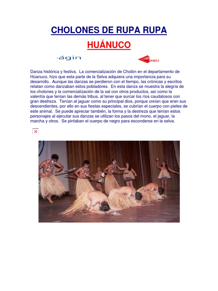 Cholones de Rupa Rupa | PDF | Carnaval