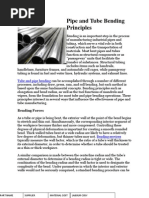 Tube Bending Design Guide 1 | PDF | Pipe (Fluid Conveyance) | Secondary Sector Of The Economy