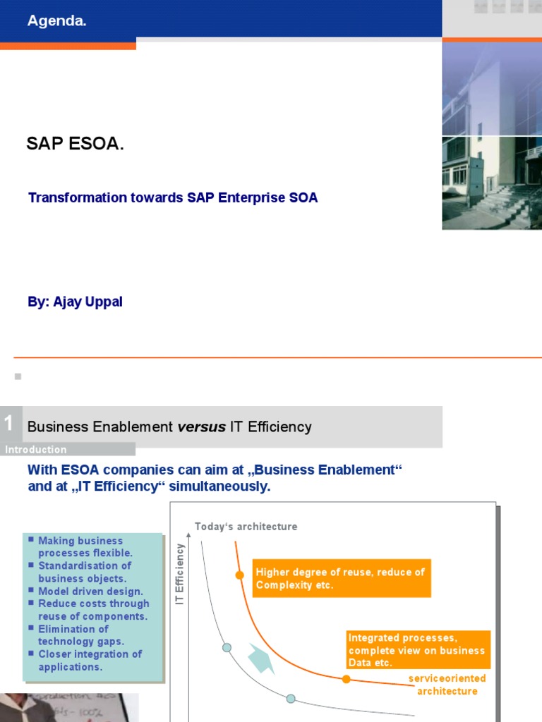SAP eSOA | PDF | Sap Se | Service Oriented Architecture