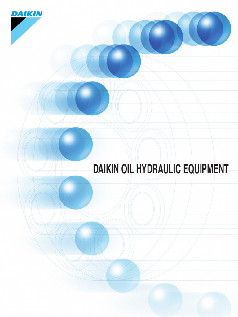 Daikin Oil Hydraulic Equipment Safety Guide | PDF | Pump | Valve