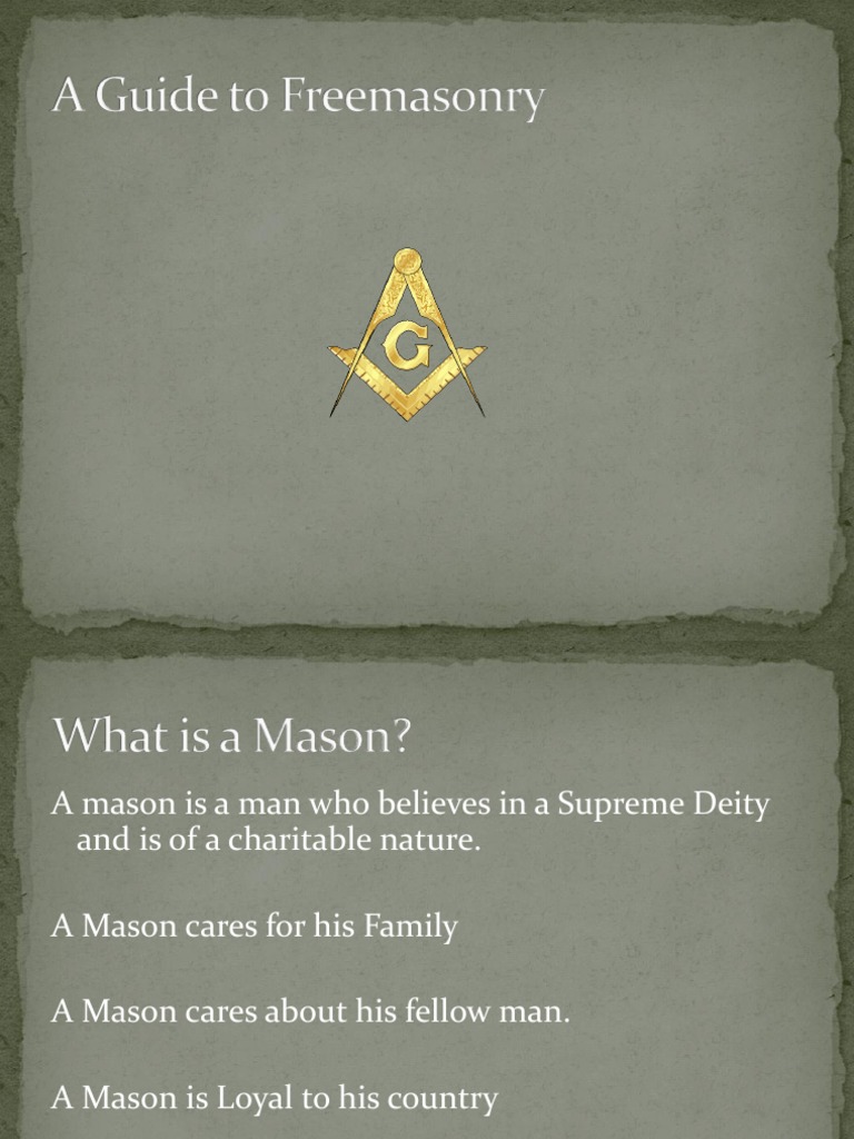 A Guide To Freemasonry | PDF | Freemasonry | Religion And Belief