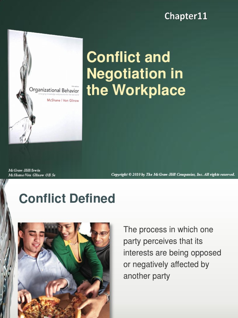 Organizational Behavior Chapter 11 | PDF | Conflict (Process) | Negotiation