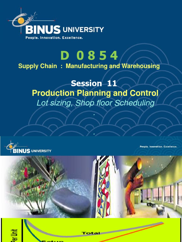 D08540000120114006Session 9 - Production Planning and Control | PDF ...