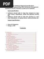 Student Management System SRS | World Wide Web | Technology