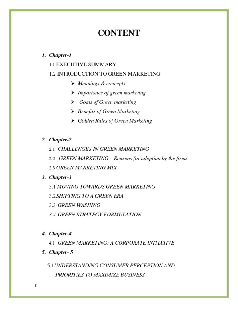 Green Marketing Strategies and Challenges | PDF | Environmentalism ...