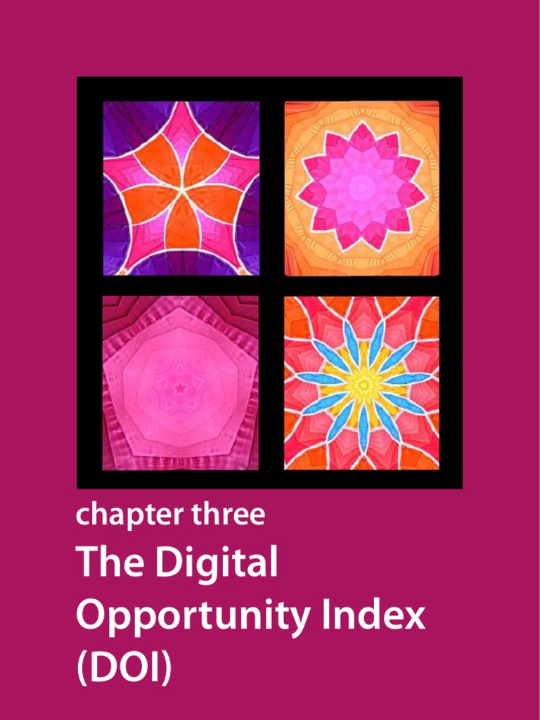 Chapter Three: The Digital Opportunity Index (DOI) | PDF | Internet ...