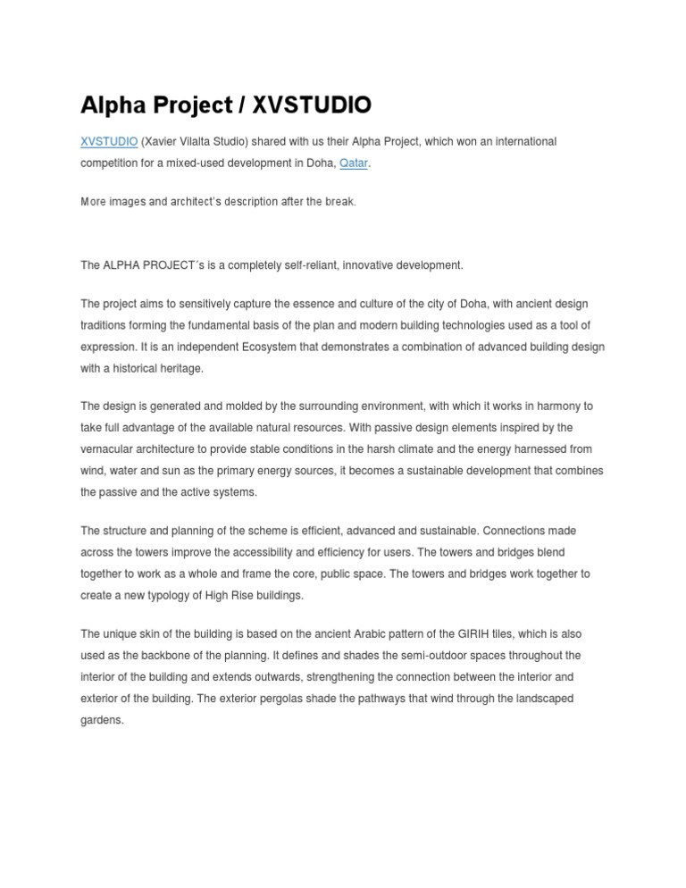 Alpha Project / XVSTUDIO | PDF | Art