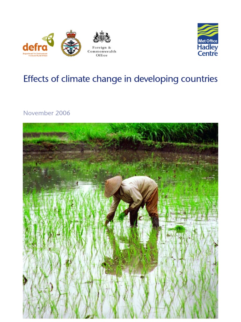 Effects of Climate Change in Developing Countries | PDF