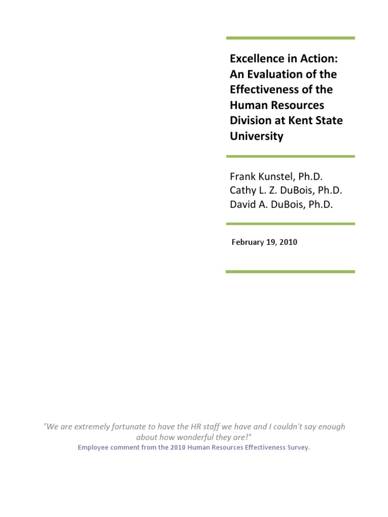 HR Assessment Report | PDF | Human Resource Management | Turnover ...