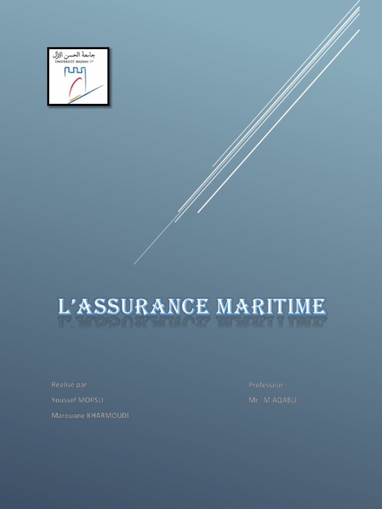 Assurance Maritime | PDF | Assurance | Risque