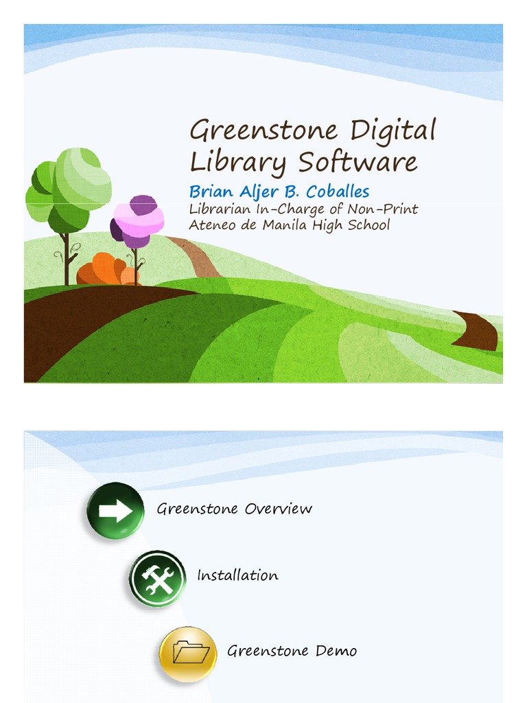 Greenstone Digital Library Software Guide | PDF | Metadata | Icon ...