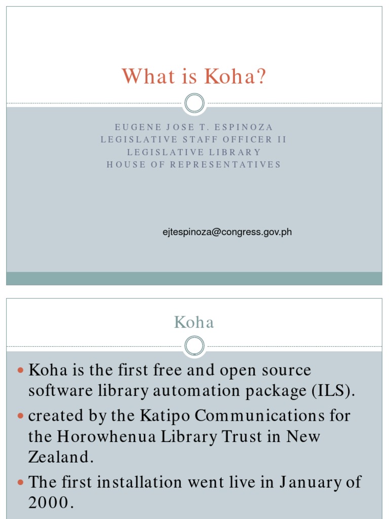 What Is Koha? | PDF | Information Science | Software
