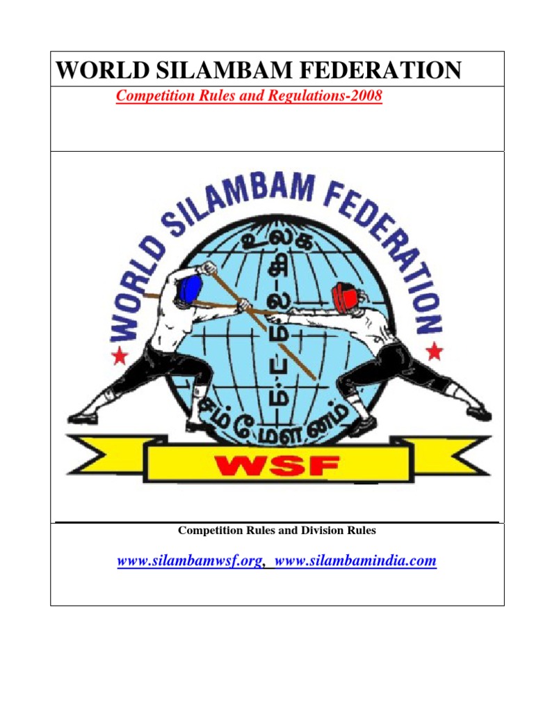 Silambam Fencing Rules Book | PDF
