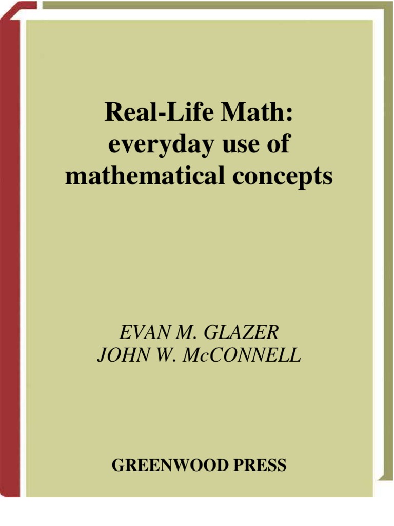 Real Life Math | PDF | Teaching Methods & Materials | Computers