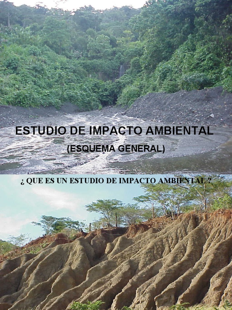 Esquema General EIA 02 | PDF | Evaluación de impacto ambiental | Agua