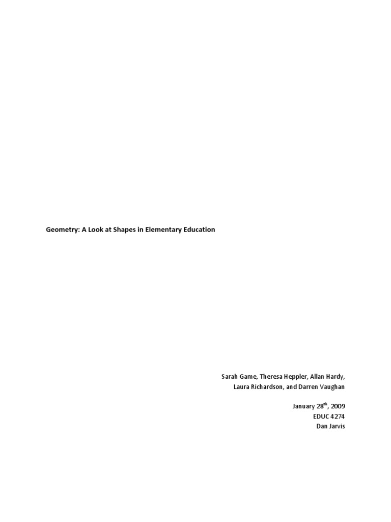 3d Lessonplan PDF | PDF | Shape | Teachers