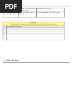 ETL Test Plan Template Completed | PDF | Areas Of Computer Science ...