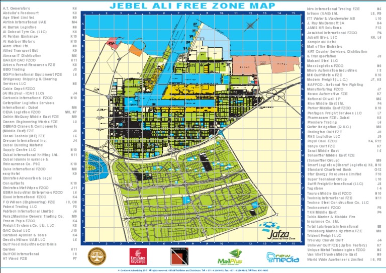 Jafza Free Zone Map | PDF