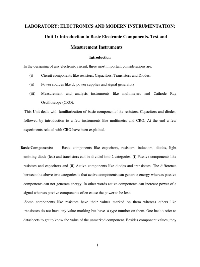 Experiment EDC | PDF | Capacitor | Bipolar Junction Transistor