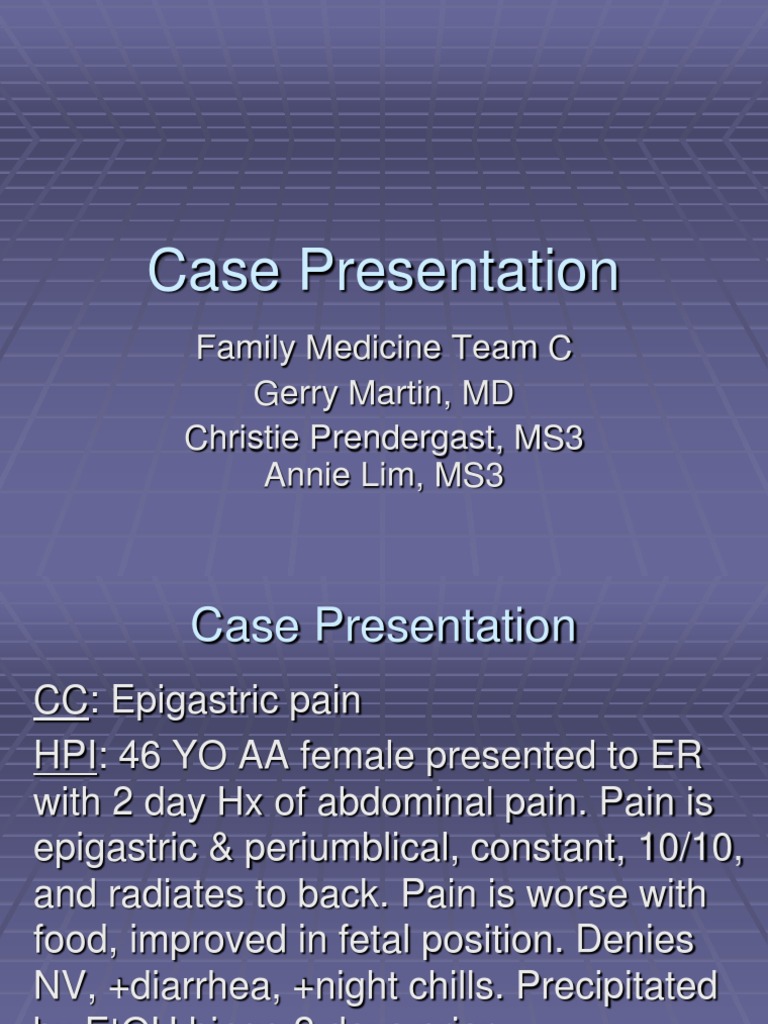 Acute Pancreatitis Case Presentation | PDF | Gastroenterology ...