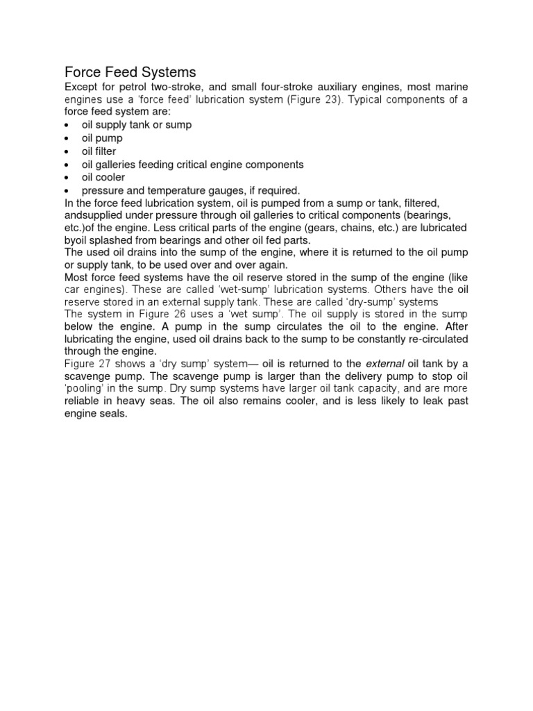 Force Feed Systems Pdf Liquids Engine Technology