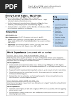 1.sinhala CV Template | PDF