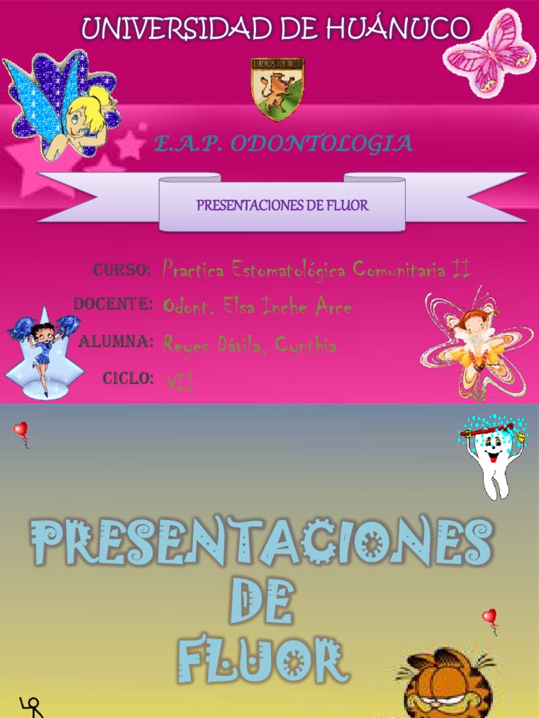 Fluor | PDF | Fluoruro | Diente humano