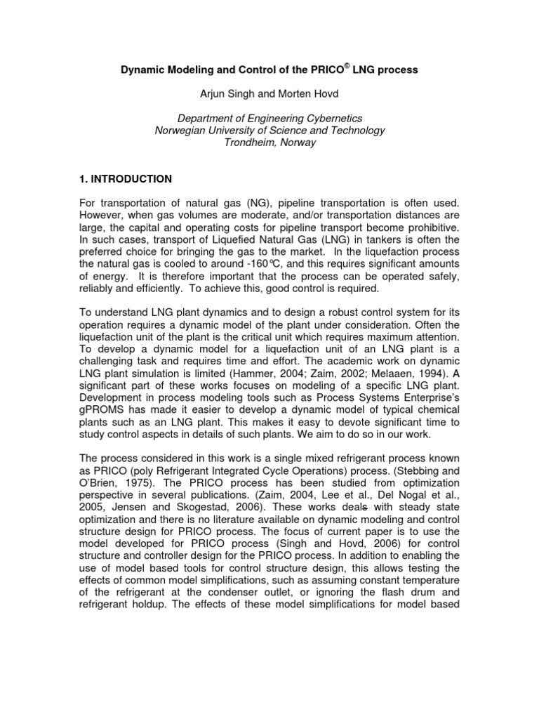Prico Process PDF | PDF | Heat Exchanger | Control Theory