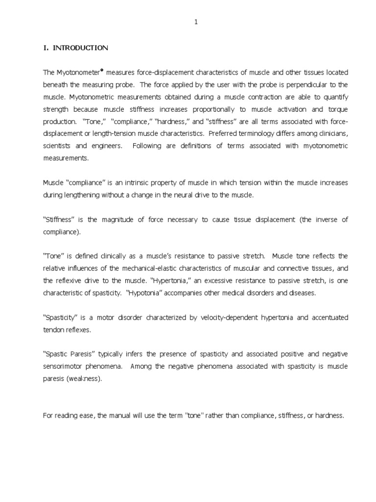 Myotonometer Manual | PDF | Data Analysis | Computer File