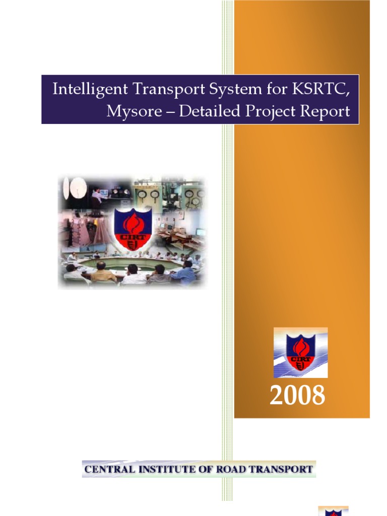 Mysore Intelligent Transport System For KSRTC | PDF | Greenhouse Gas | Diesel Fuel