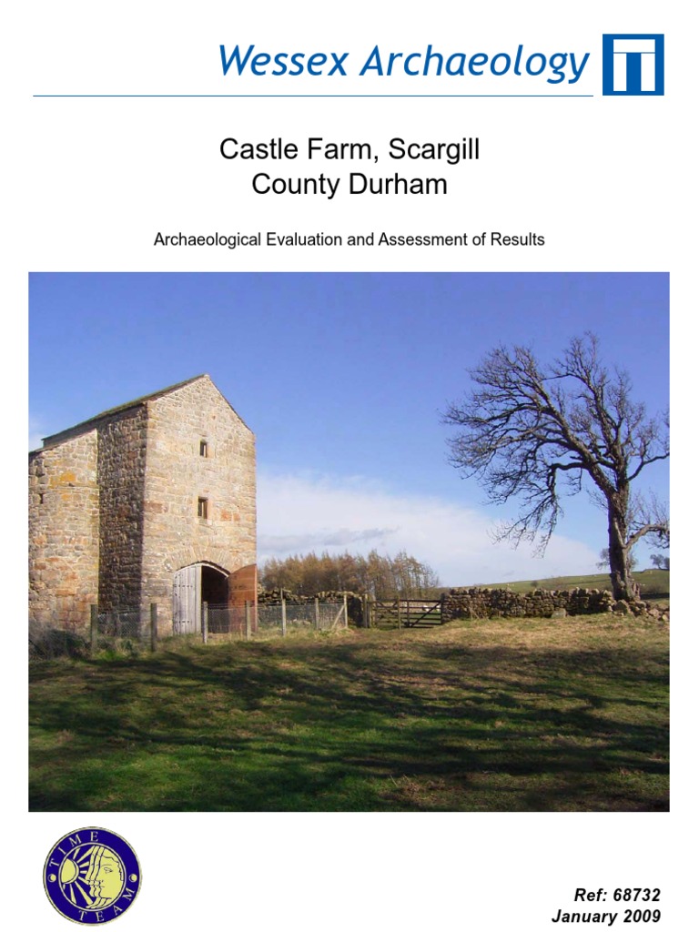 Castle Farm Scargill | PDF | Excavation (Archaeology) | Geophysical ...