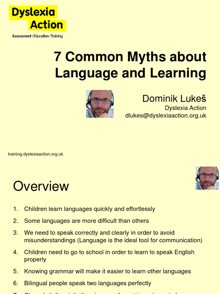 7 Common Myths About Language and Learning | PDF | Multilingualism ...