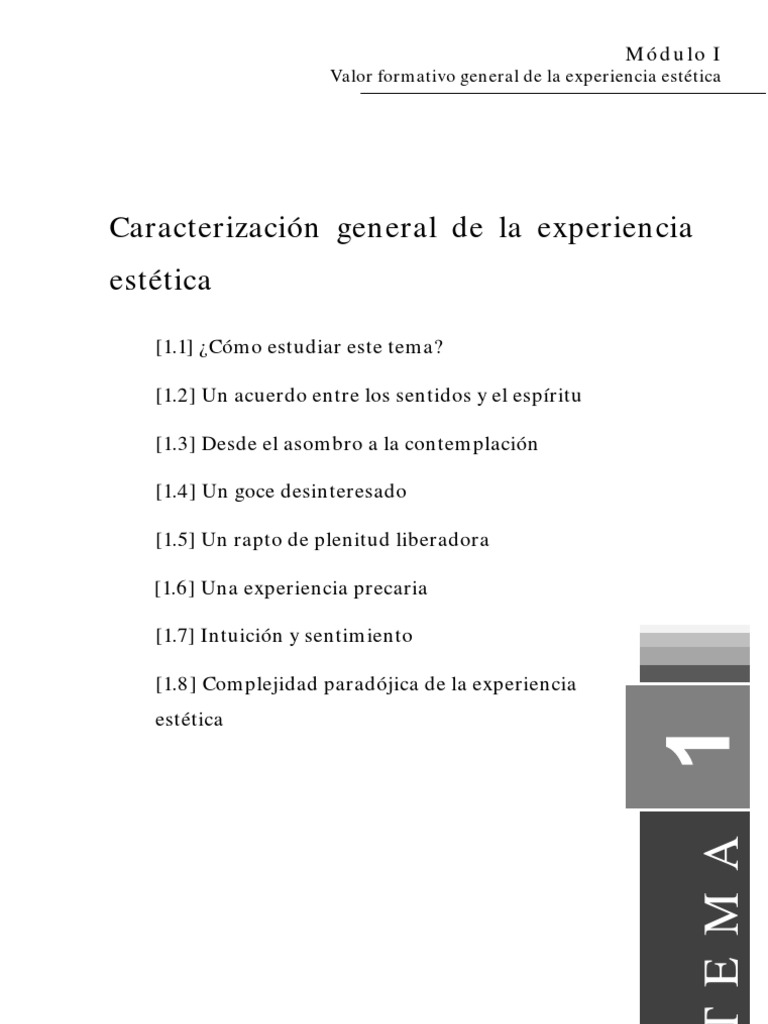 Tema 1 | PDF | Estética | Belleza