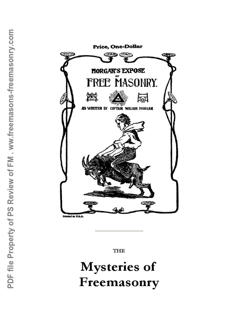 Captain William Morgan EXPOSE | PDF | Freemasonry | Western Esotericism
