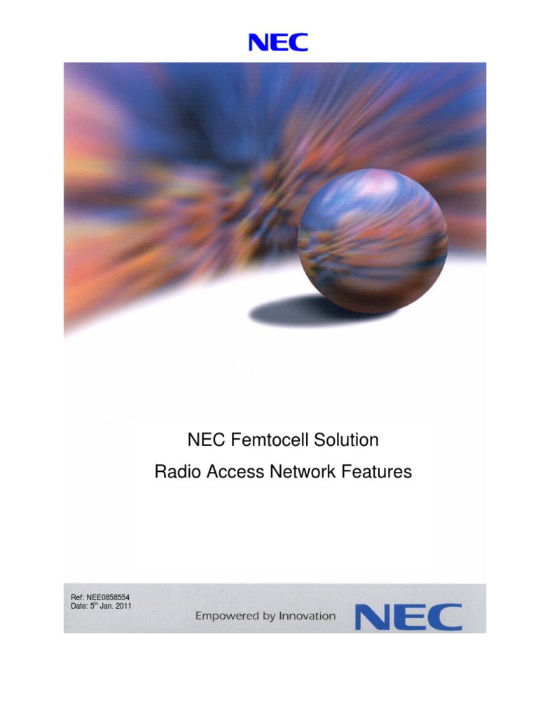 Femtocell Solution - Radio Access Network Features PDF | PDF