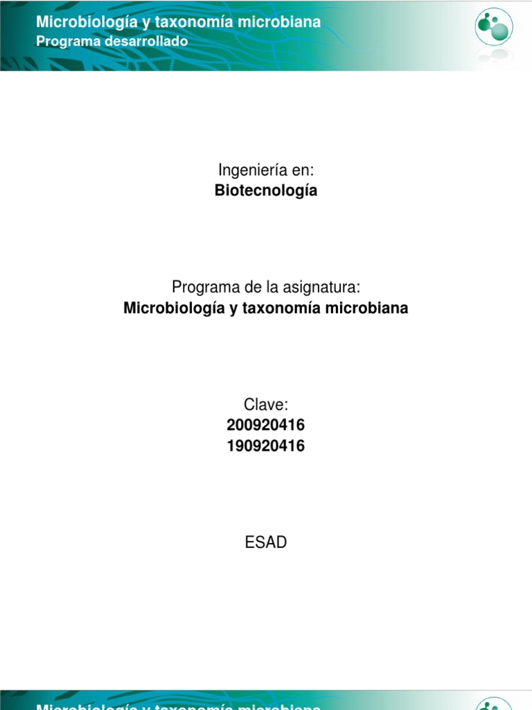 Unidad 2. Microbiologia | PDF | Microorganismo | Microbiología