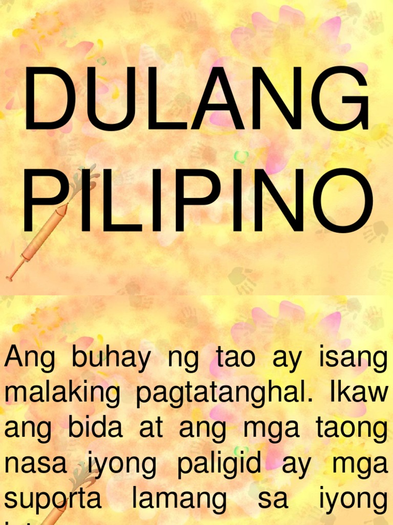 Dulang Pilipino | PDF